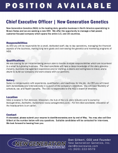 News | New Generation Genetics